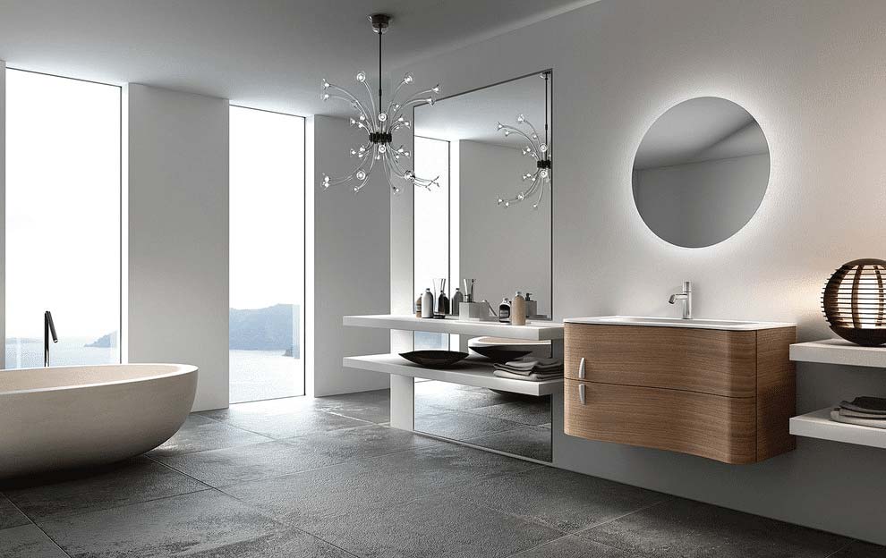 Ablaze 600mm Cool Light Led Mirror Round Back Lit - BSD