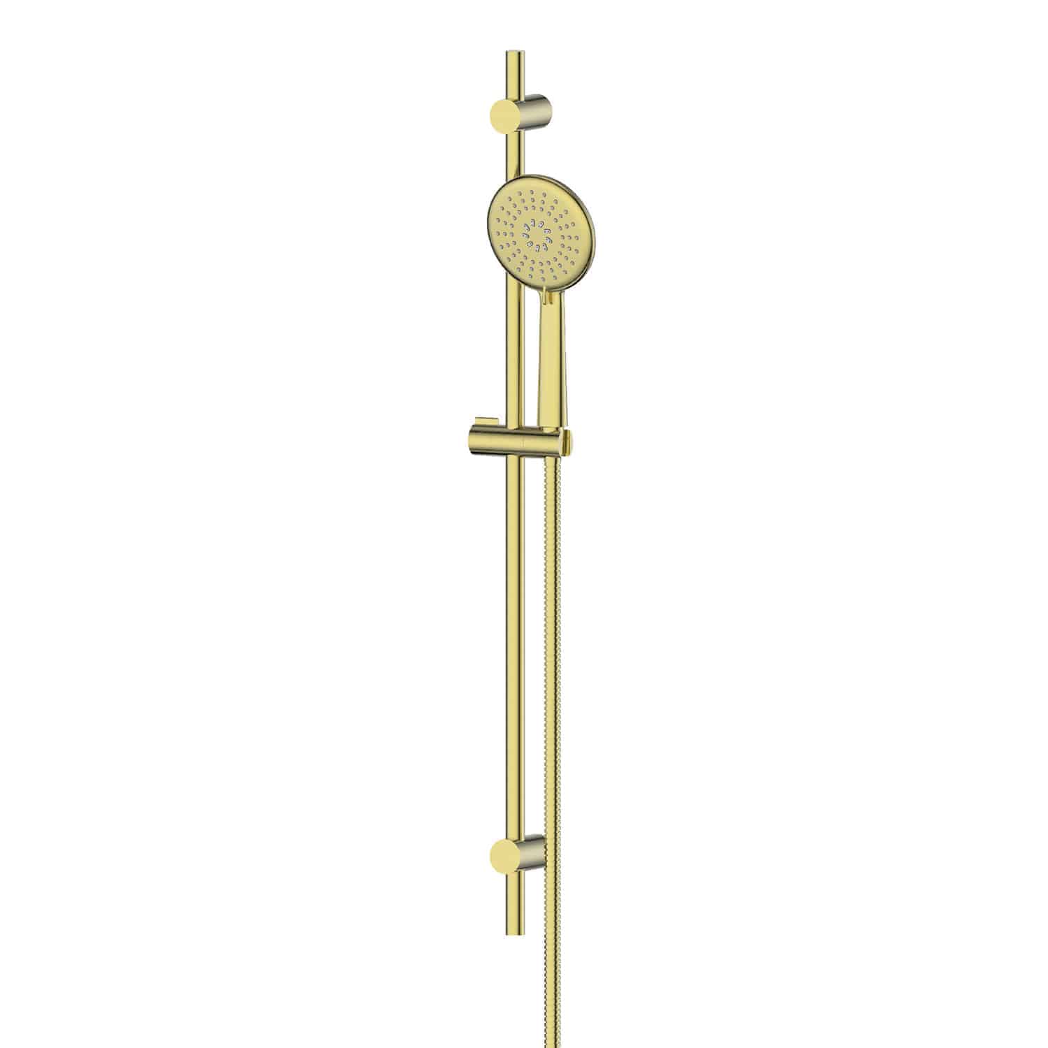 Greens Rocco Adjustable Rail Shower Brushed Brass