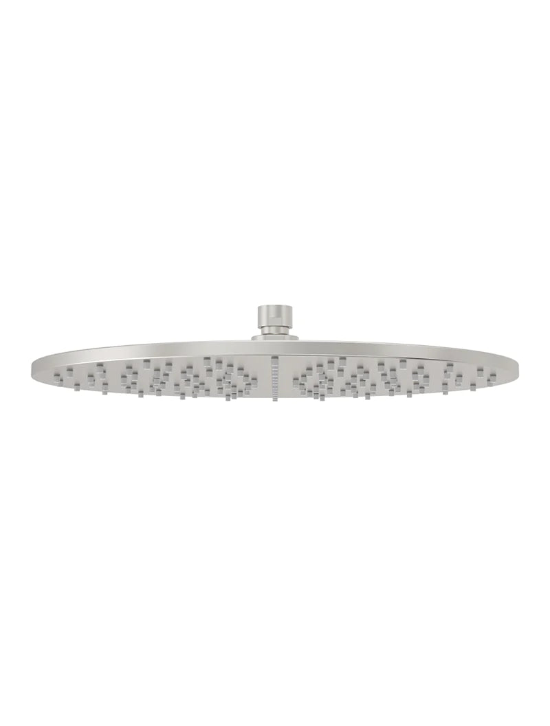 Meir Round Shower Rose 300mm PVD Brushed Nickel
