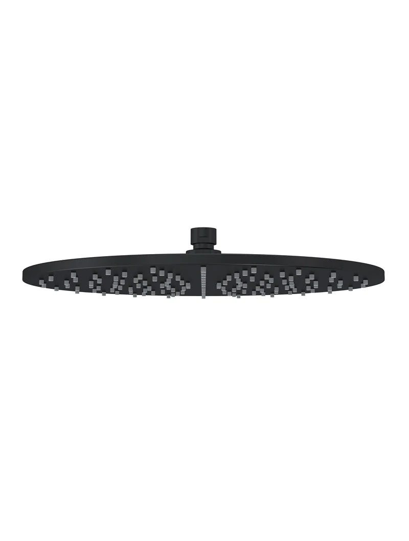 Meir Round Shower Rose 300mm Matte Black