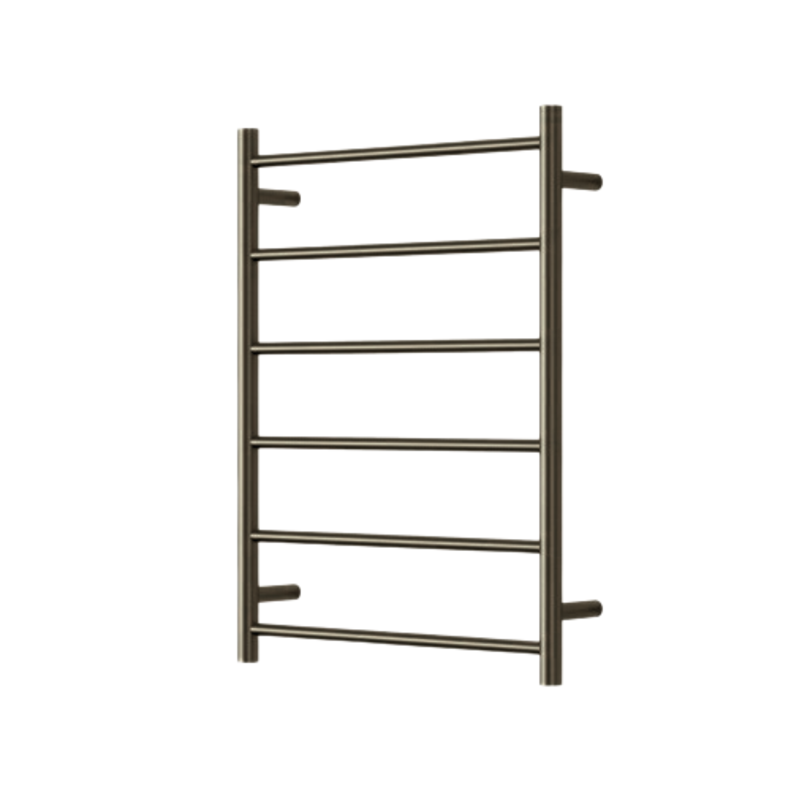 Star Mini 6 Bar Heated Towel Rail Antique Brass - BSD
