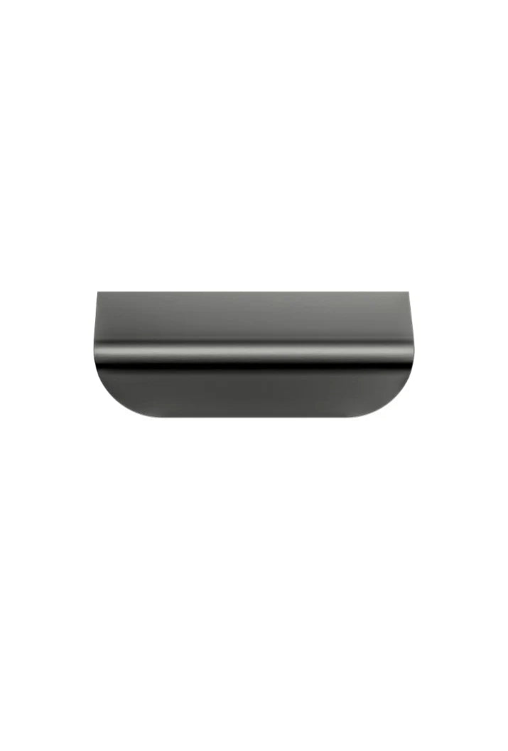 Meir Öppen Edge Pull 75mm Cabinet Handle - Shadow Gunmetal