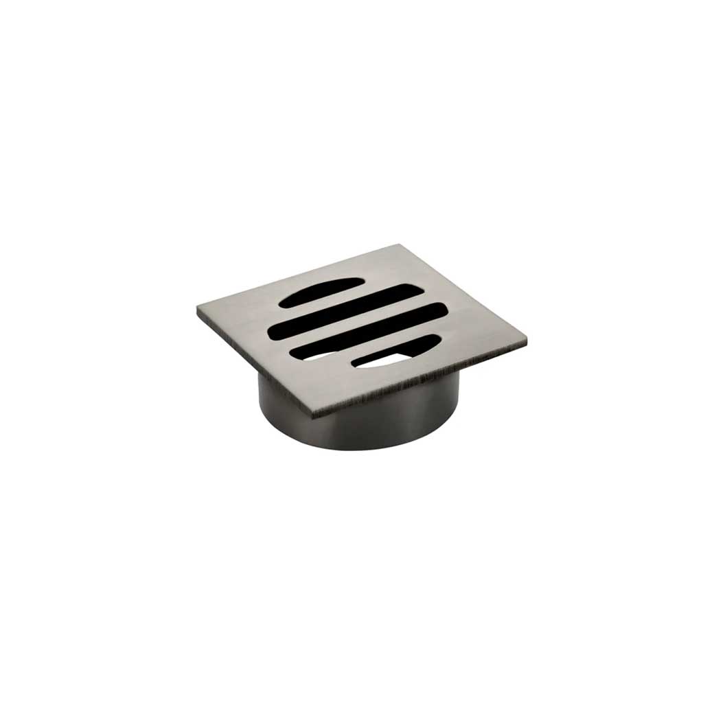 Meir Square Floor Grate Shower Drain 50mm Outlet - Shadow