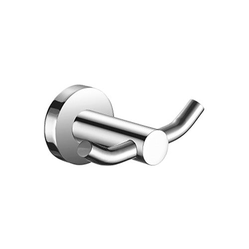 Modern National Mirage Double Robe Hook Chrome