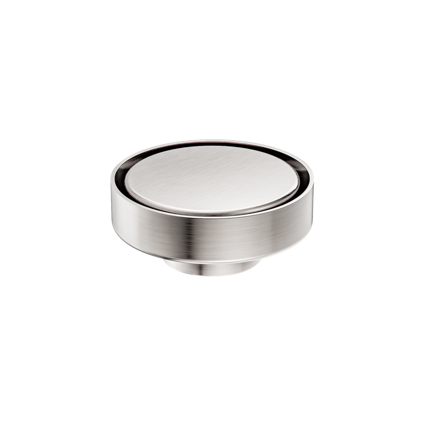 Nero 100mm Round Floor Waste 50mm Outlet Brushed Nickel