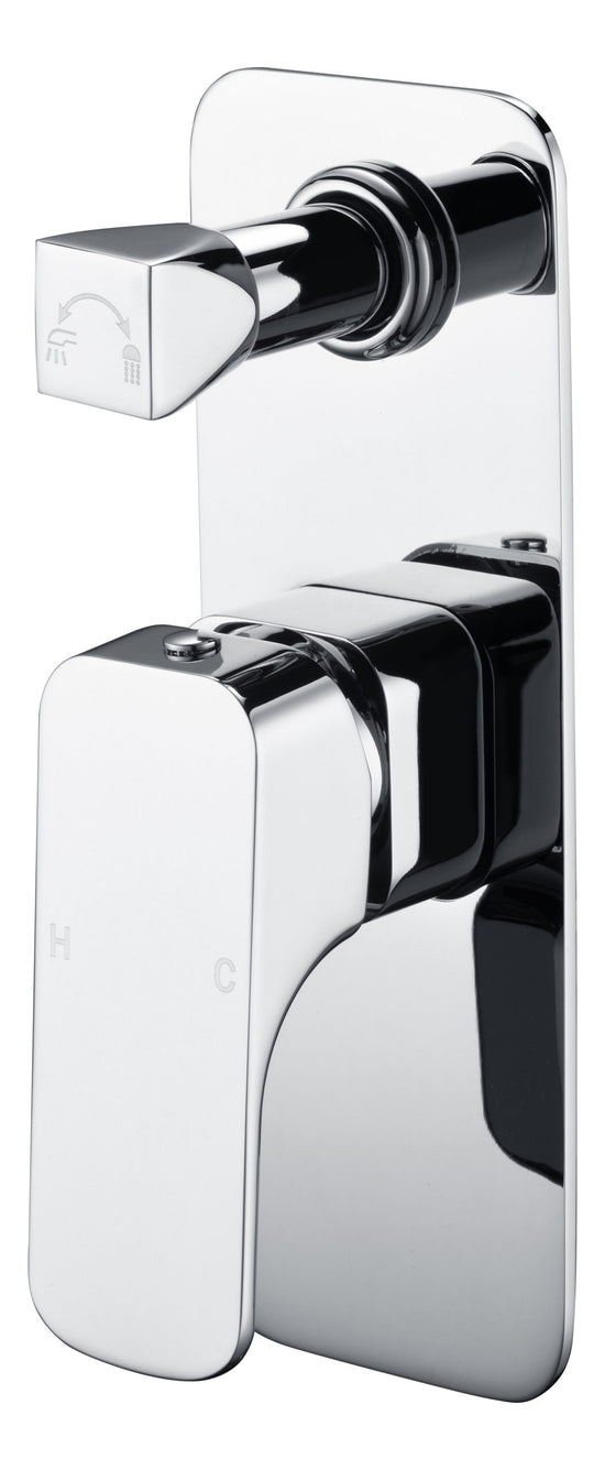 Eden Soft Square Diverter Mixer Chrome - BSD