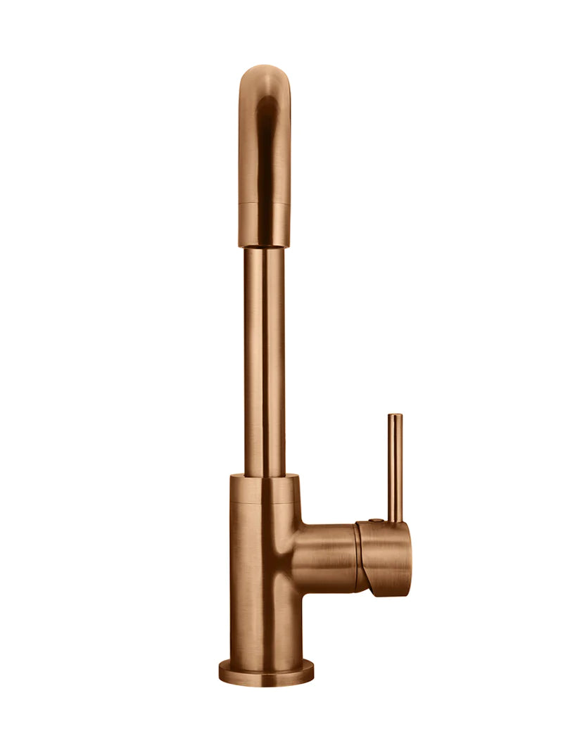Meir Round Kitchen Mixer Tap, Lustre Bronze - BSD