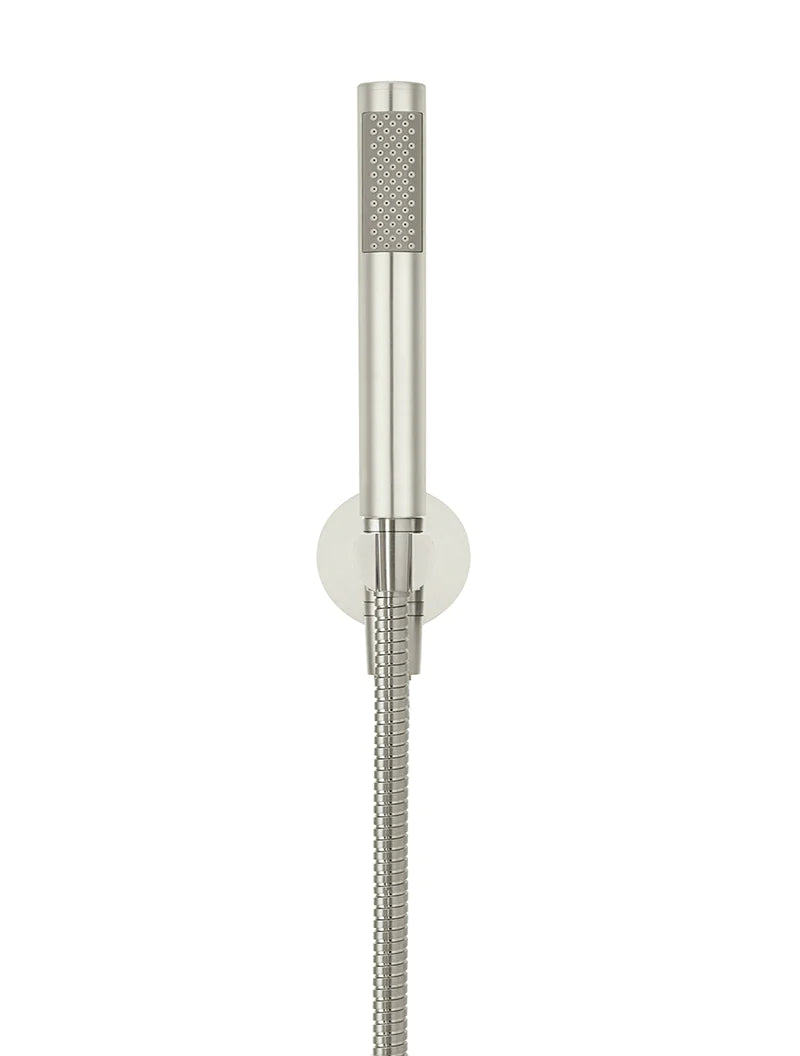 Meir Round Hand Shower on Bracket Brushed Nickel