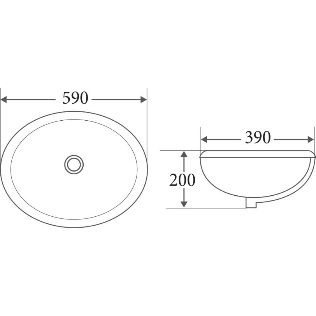 Mercio Nue R59 Undercounter Basin