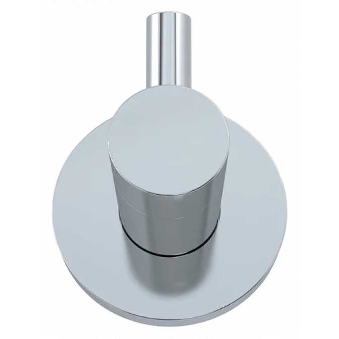 Meir Round Robe Hook - Polished Chrome - BSD