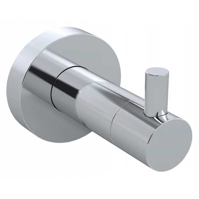 Meir Round Robe Hook - Polished Chrome - BSD