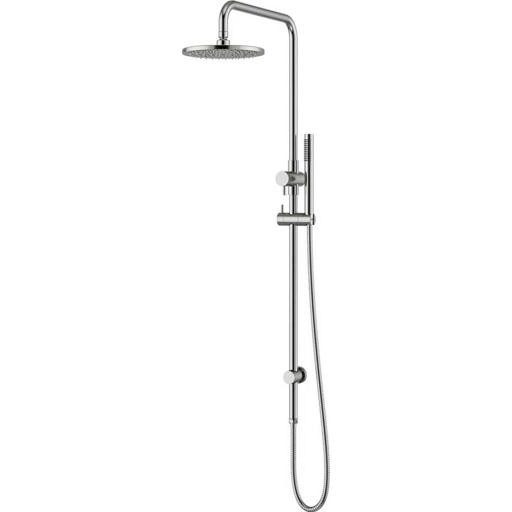 Meir Outdoor 2 in 1 Twin Combination Shower Rail Stainless Steel 316 - BSD