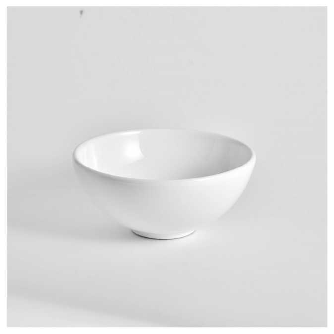 Claya Round Bowl Matte White Ceramic Basin - BSD