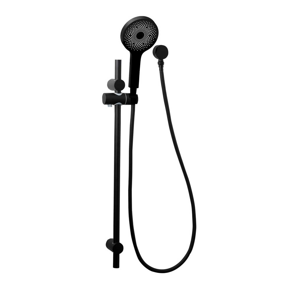 Linkware The Gabe Hand Shower On Rail Matte Black - BSD