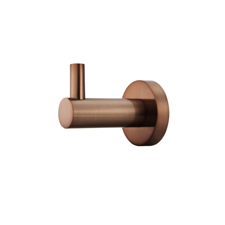 Meir Round Robe Hook, Lustre Bronze - BSD