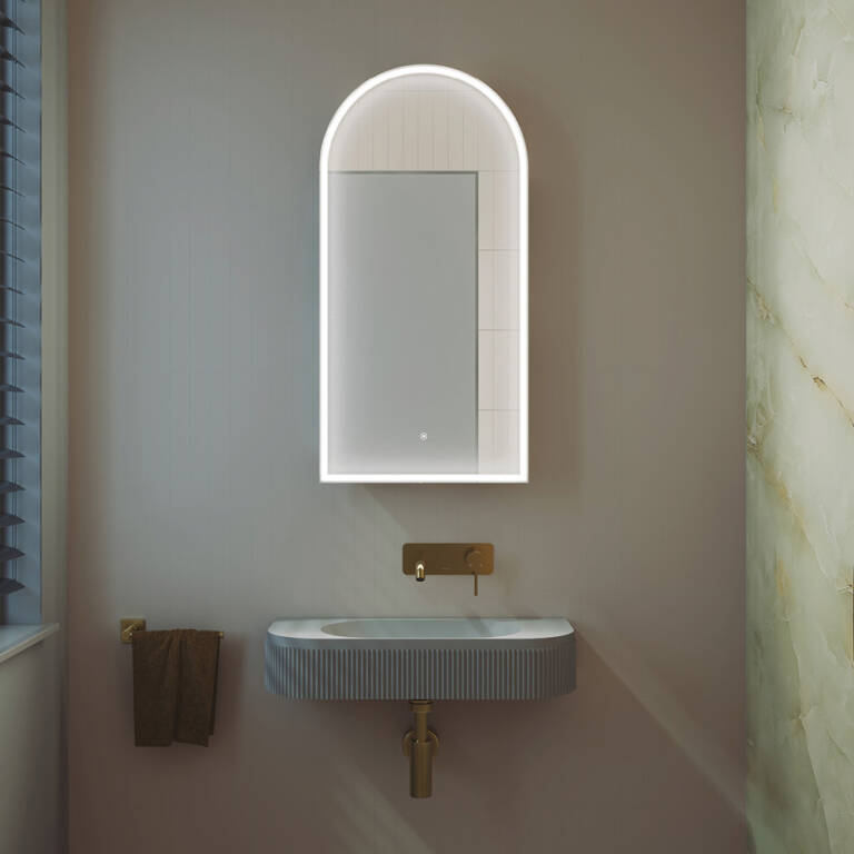 Fienza Arch LED Mirror Cabinet - BSD