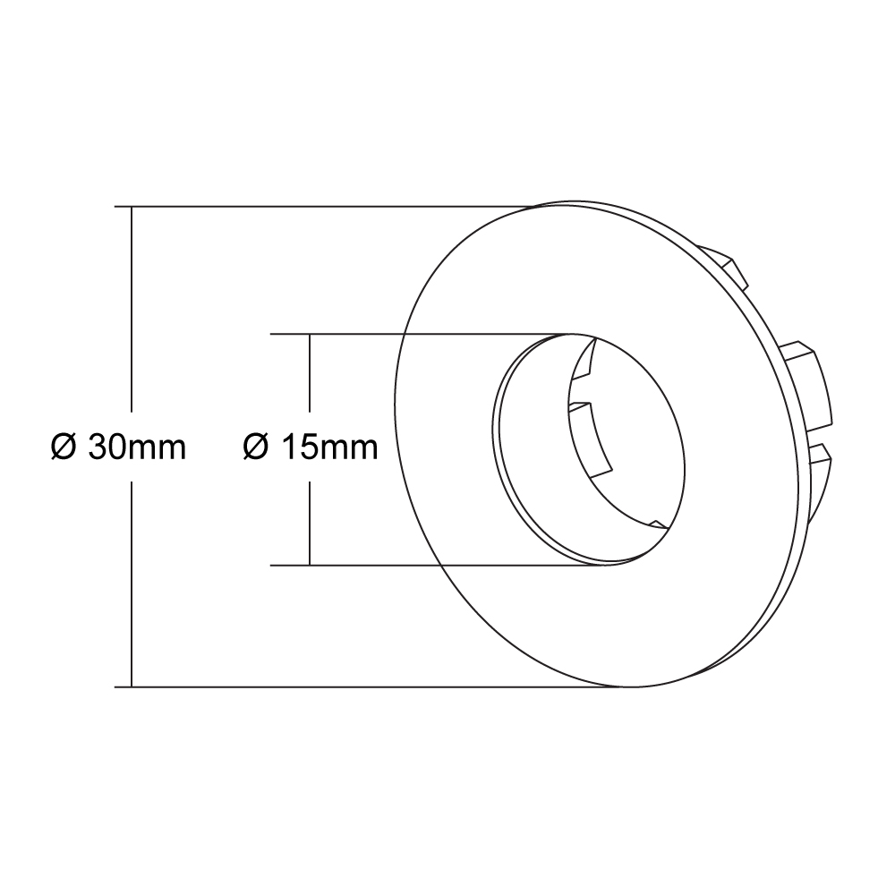 Overflow Basin Metal Ring Round Gun Metal - BSD